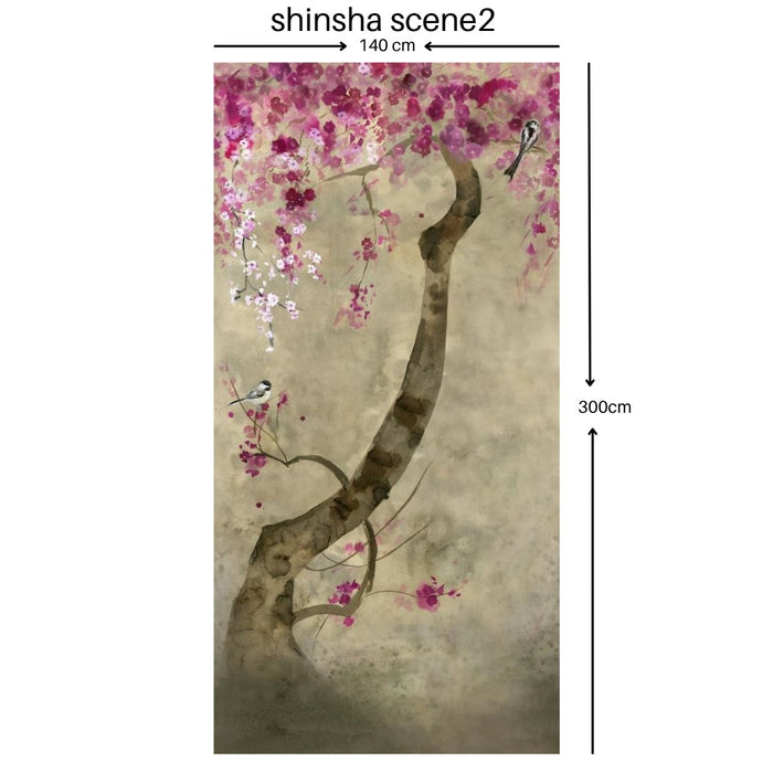 TAPETE SHINSHA BLOSSOM SCENE - Raumtapeterie